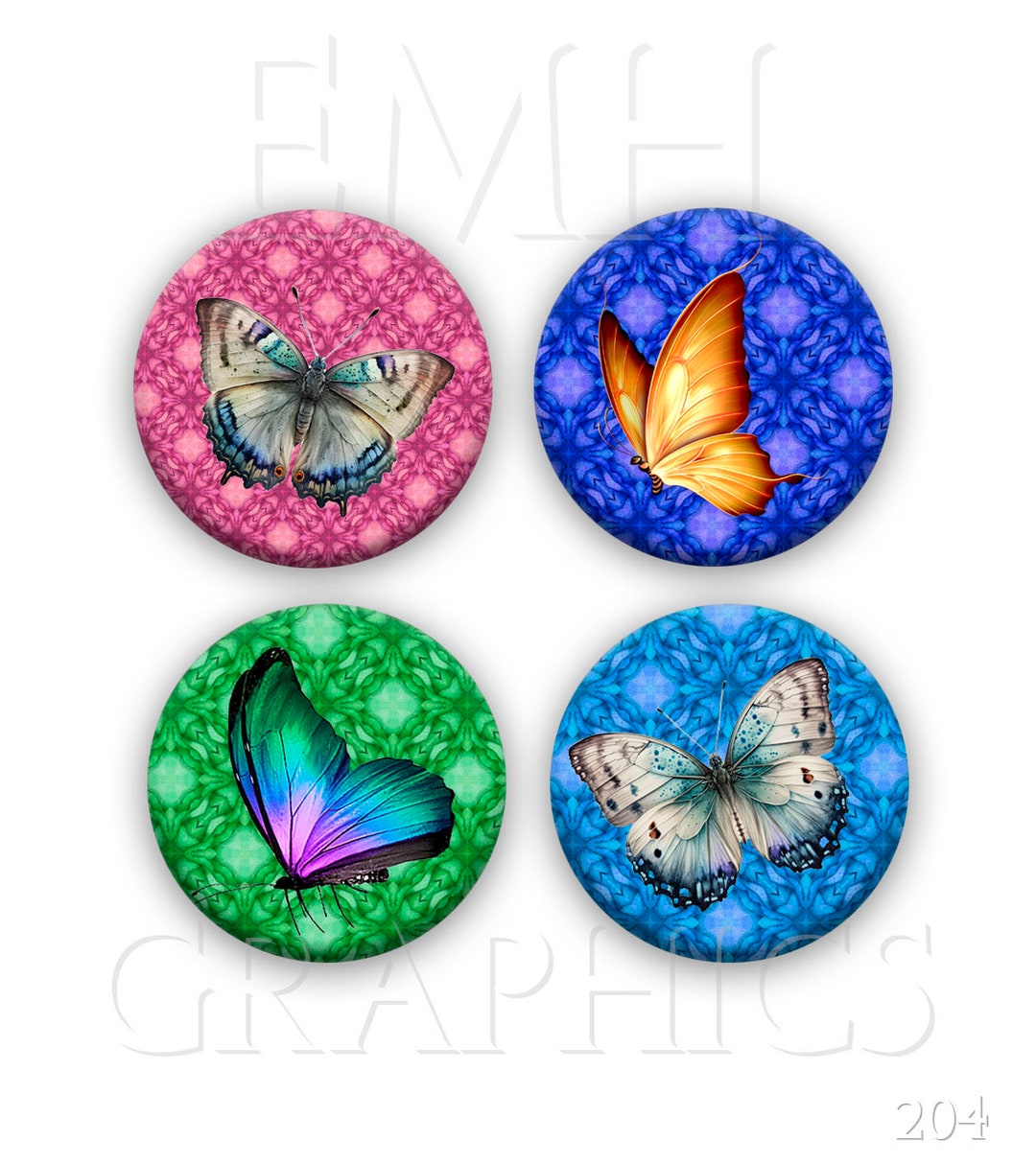 Butterfly Magnets, Colorful Butterflies, Fridge Magnets, Gift for ...