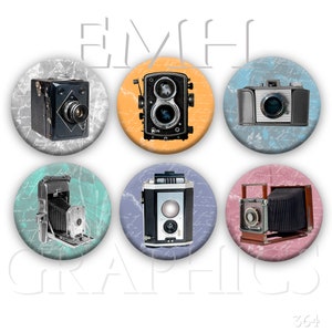 Camera Magnets, Vintage Camera Fridge Magnets, Gift for Photographer, 1 ...