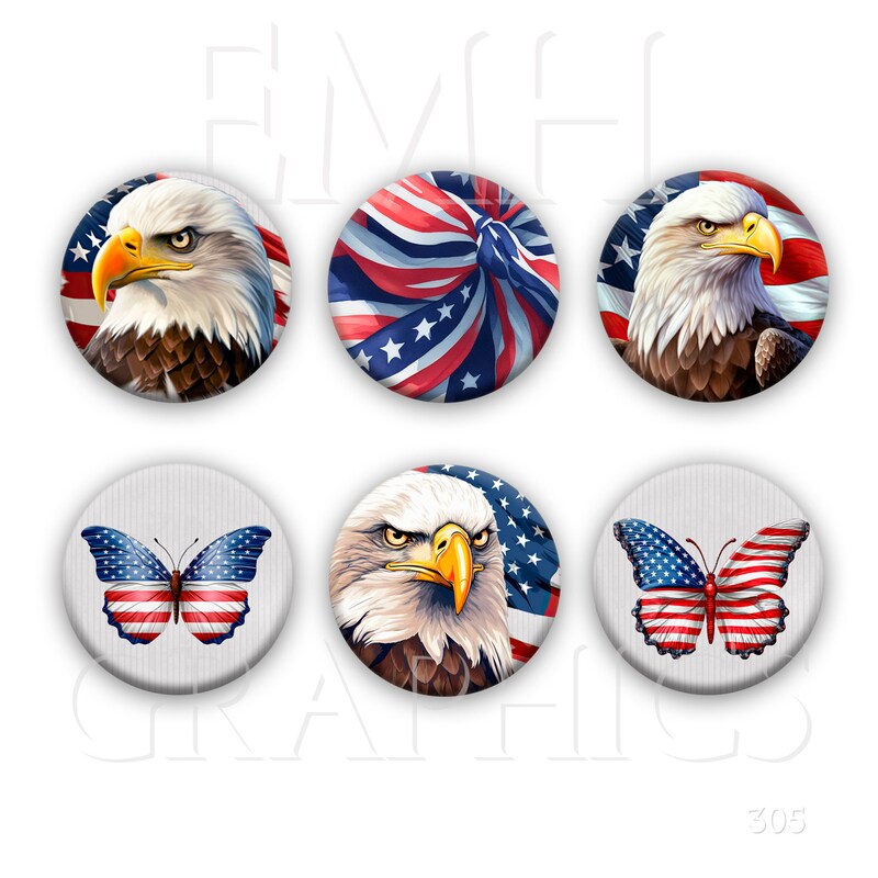 American Flag Refrigerator Magnets - Etsy