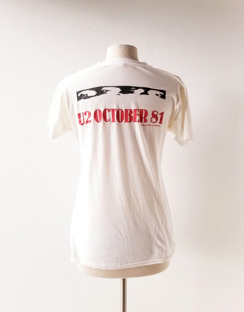 Vintage U2 Shirt U2 October 81 Tour Tshirt 1981 T-shirt | Etsy