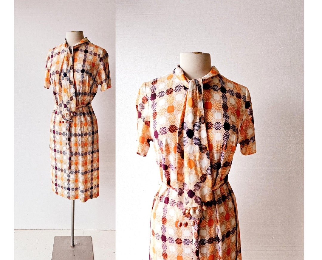 Vintage 1960s Dress | La Merced | 60s Dress | S M - Etsy