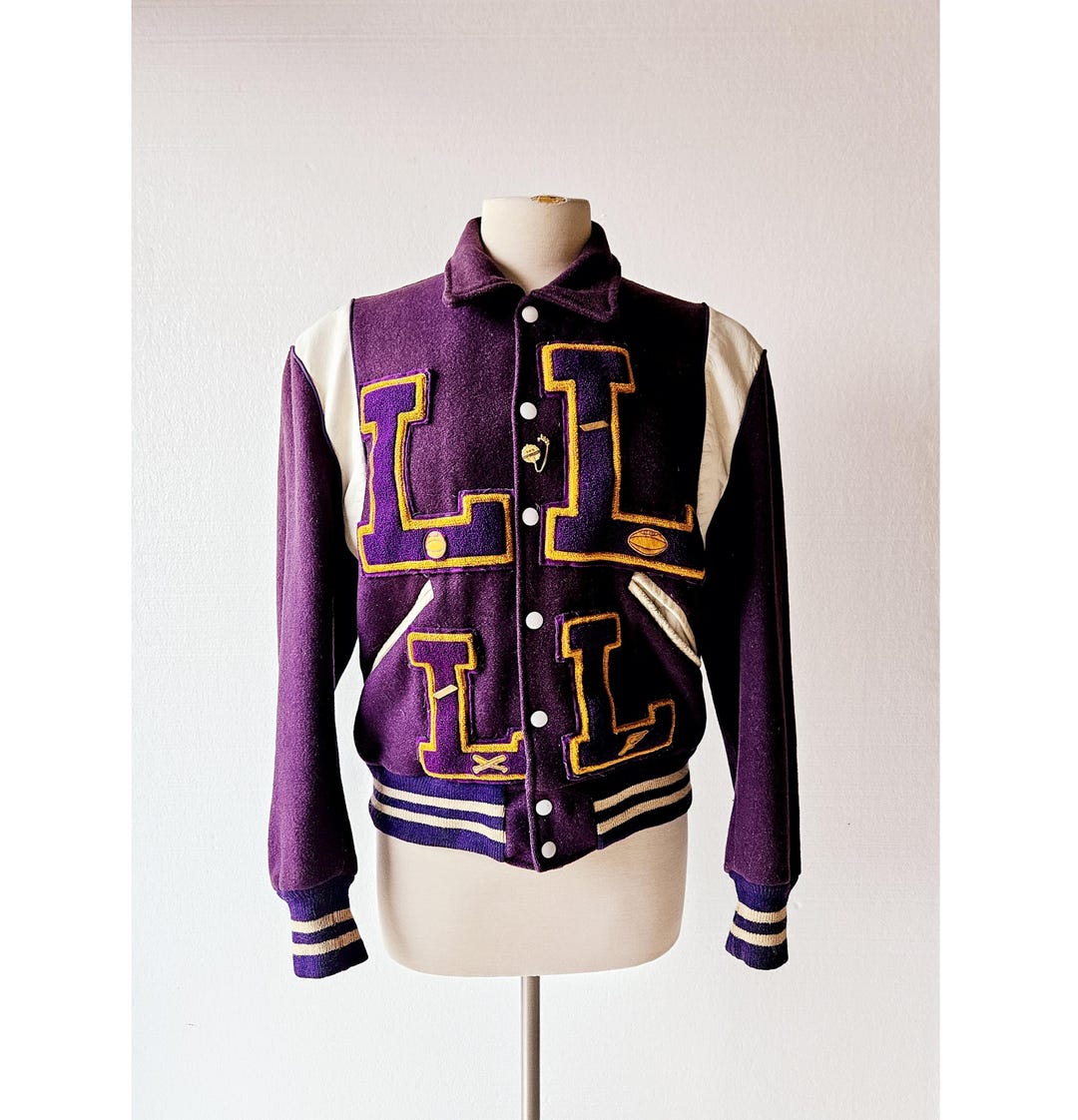 1960s Varsity Jacket | Letterman Jacket | 60s Jacket | Large L - Etsy