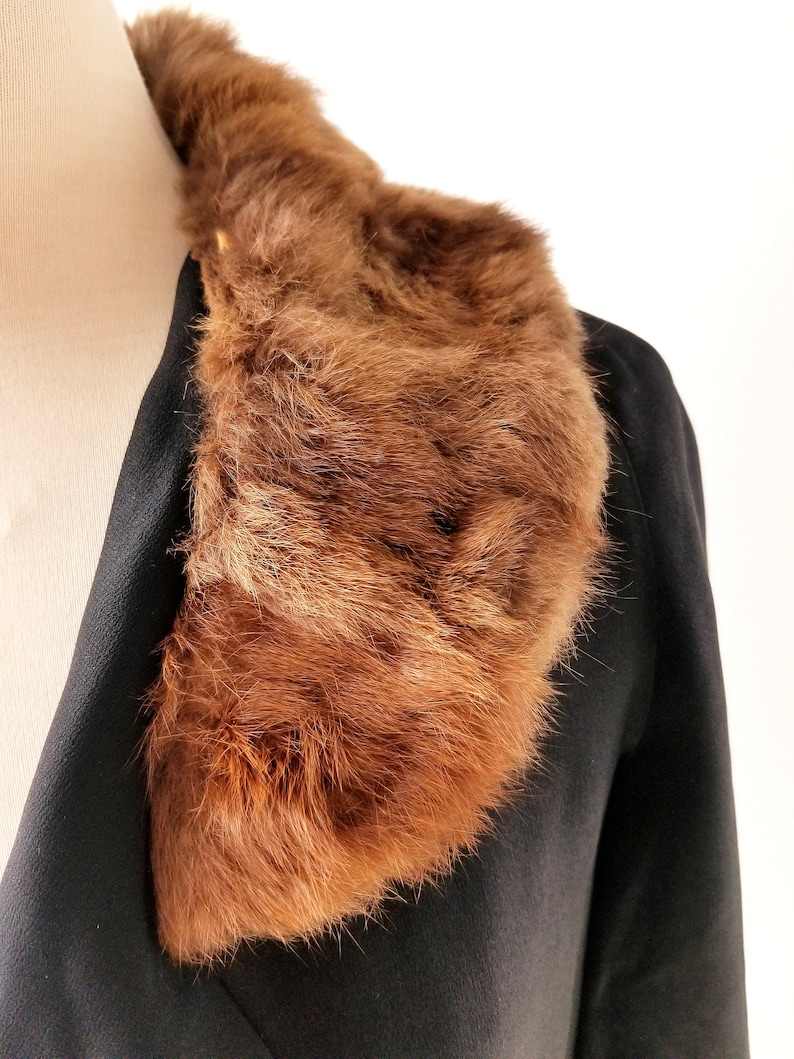 Vintage 1920s Coat Flapper Coat Fur Collar Coat XS | Etsy