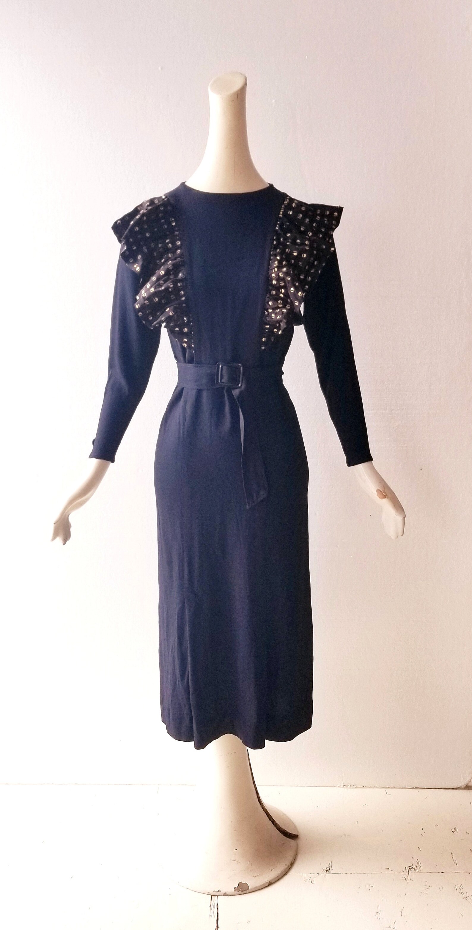 Vintage 1930s Dress | Footlight Parade | 30s Dress | XS - Etsy