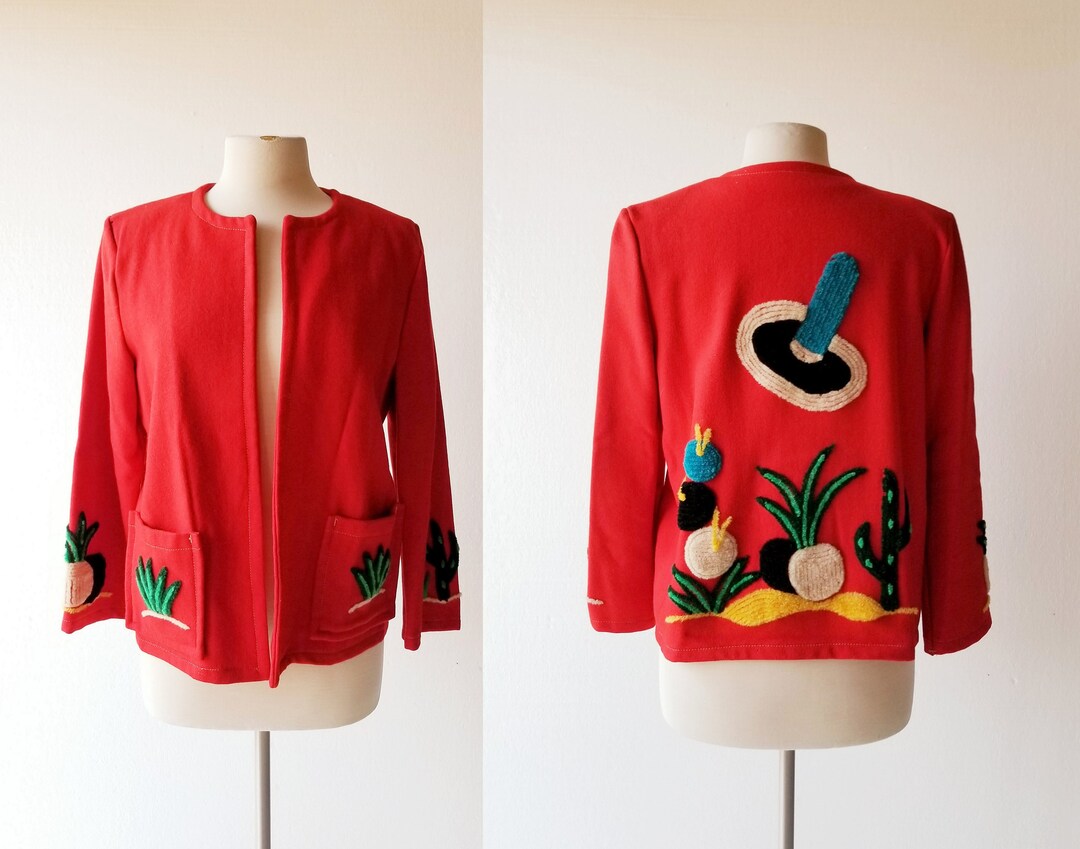 Mexican Tourist Jacket | 1940s Jacket | Souvenir Jacket | S M - Etsy Canada