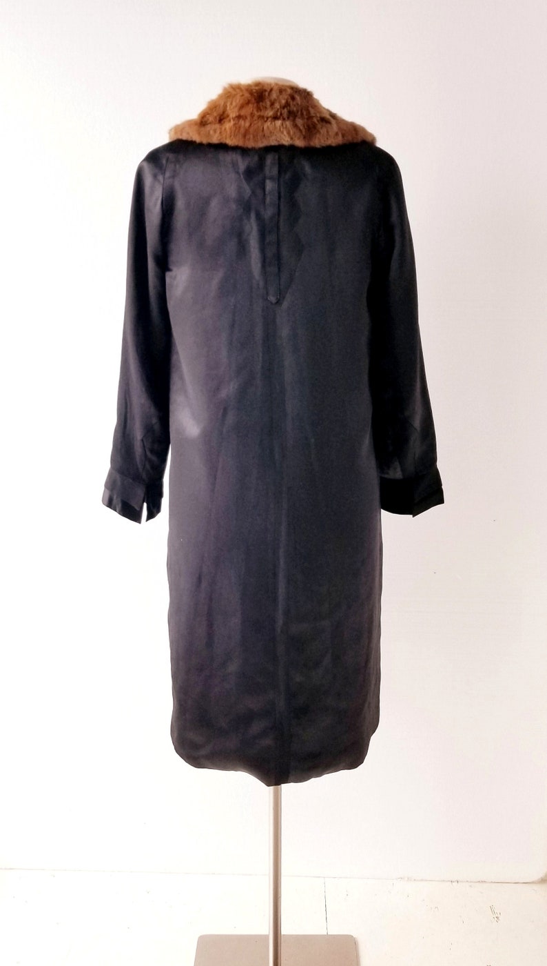 Vintage 1920s Coat Flapper Coat Fur Collar Coat XS | Etsy