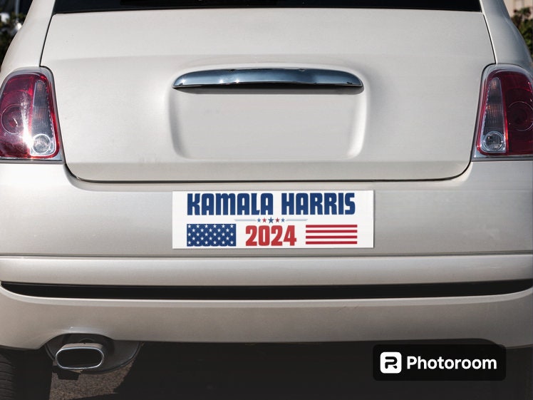 Vote Kamala Harris Bumper Sticker 2024 Election Waterproof Vehicle ...