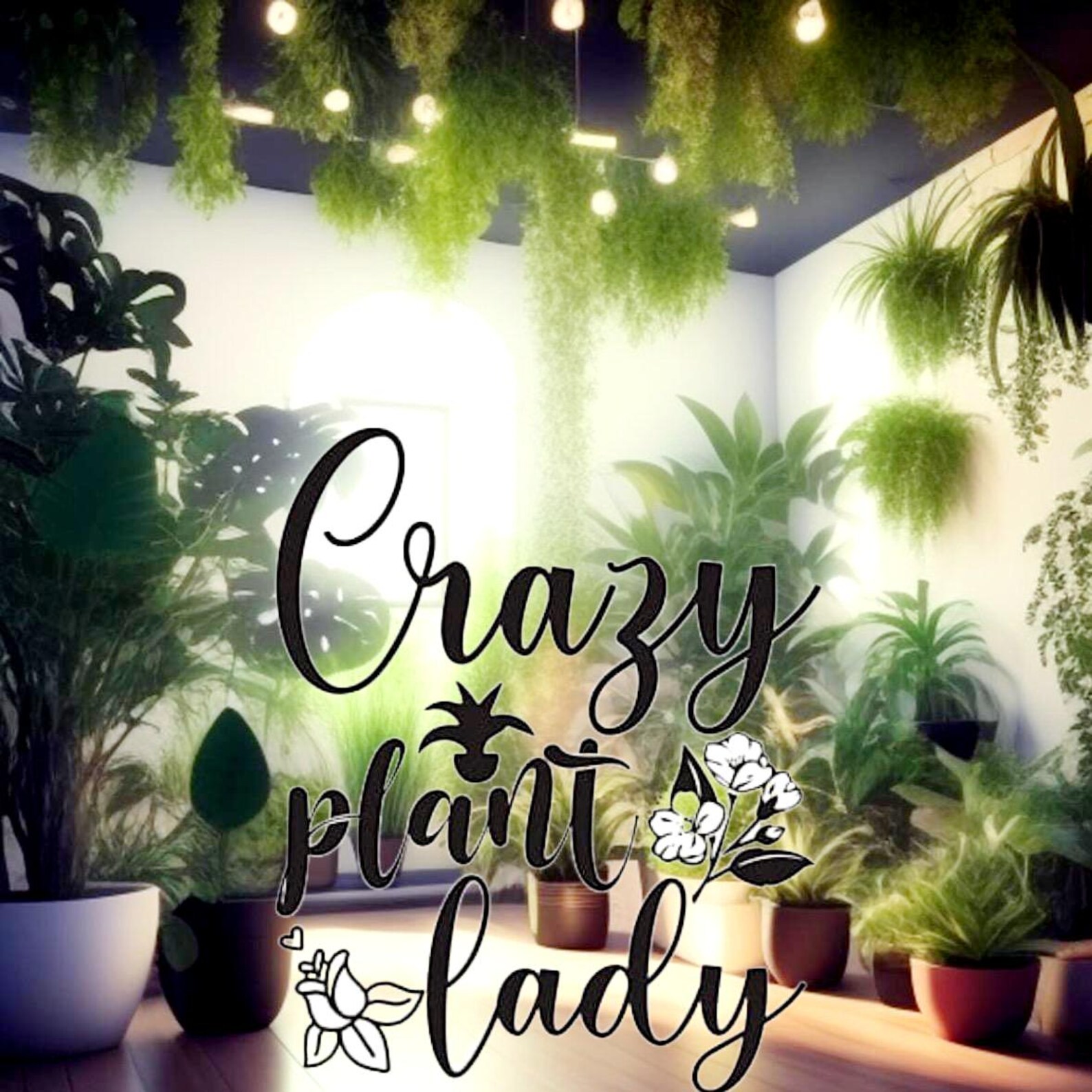 Crazy Plant Lady Photo - Etsy