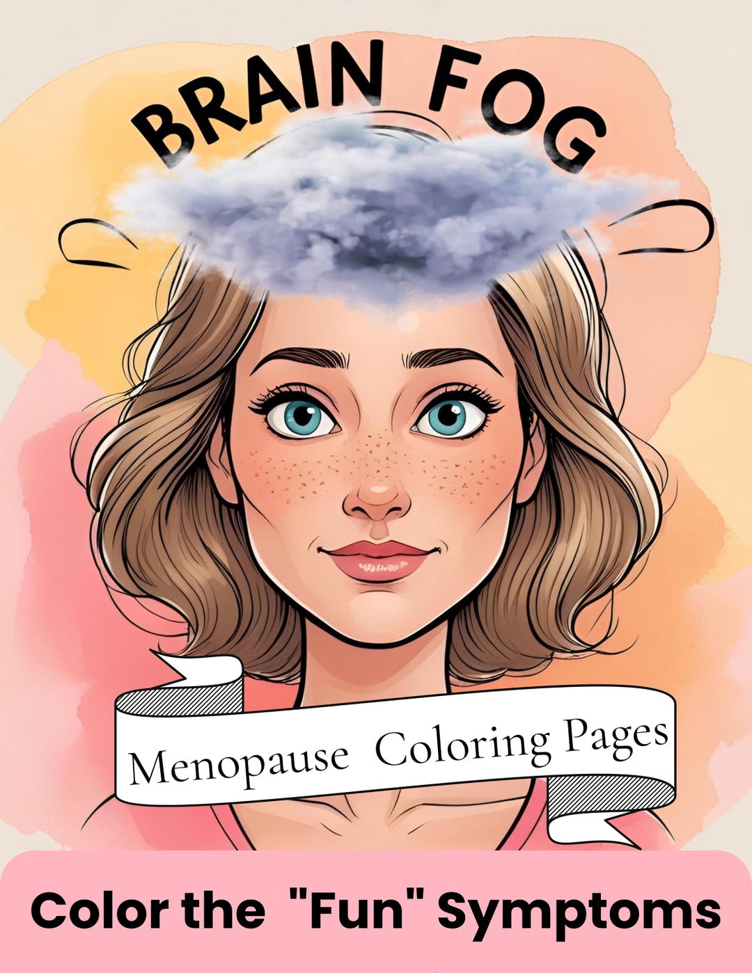 Funny Menopause Coloring Pages: Stress Relief, Self-care (instant ...