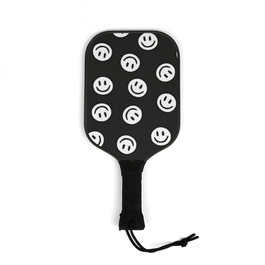 Preppy Smiley Face Design Pickle Ball Kit - Etsy