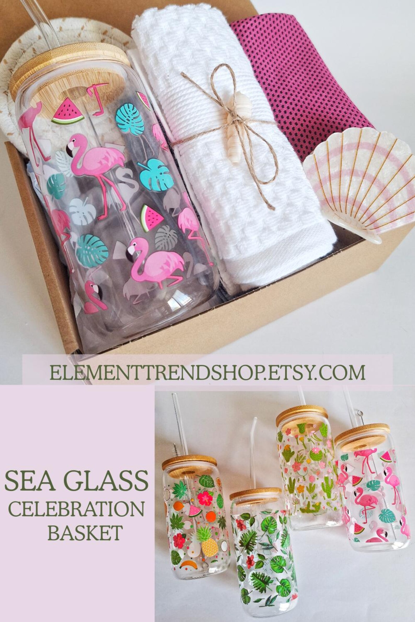 Beach Gift Box Birthday Travel Basket for Her Girls Trip - Etsy