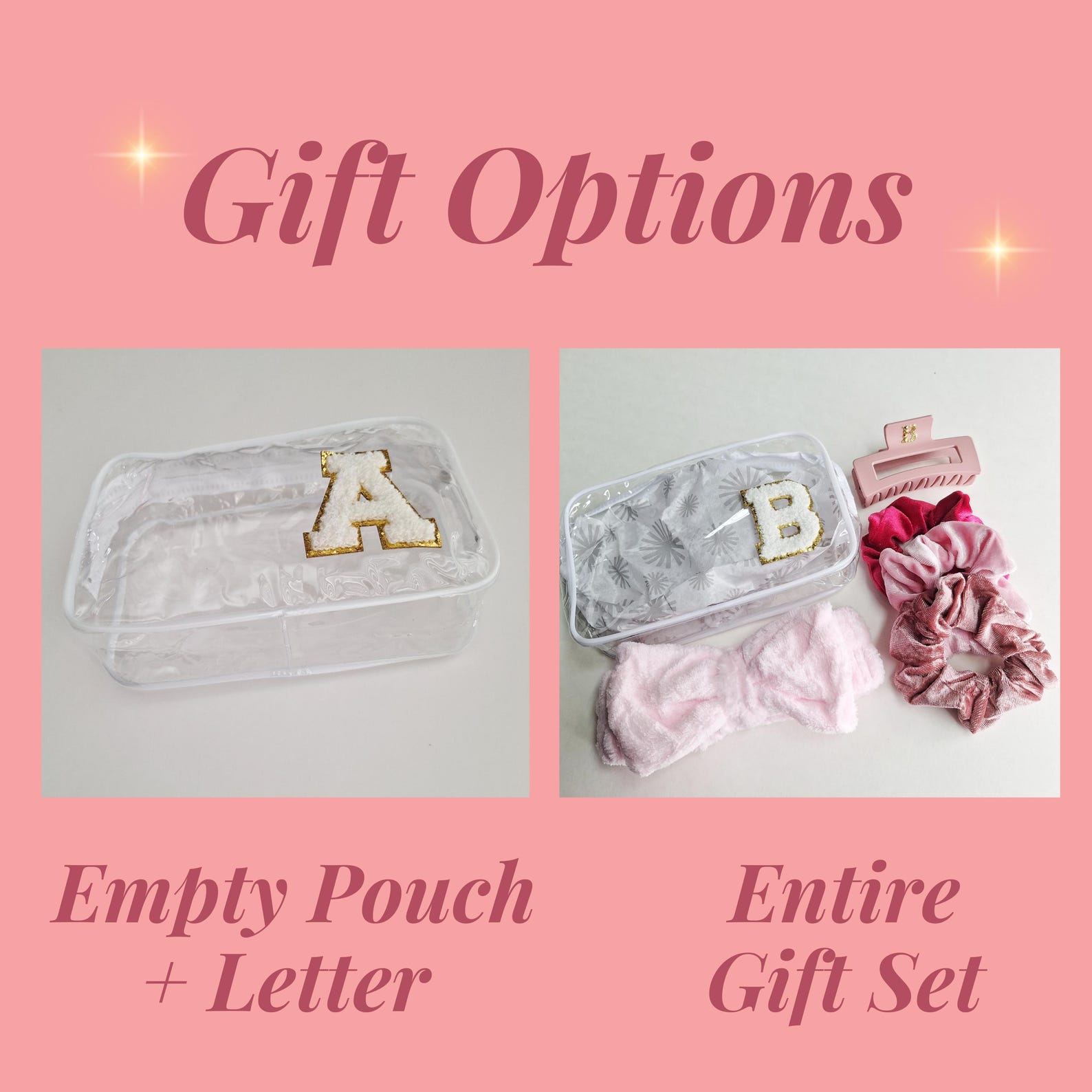 Teen Sleepover Custom Birthday Gift Cosmetic Bag Scrunchie Personalized ...