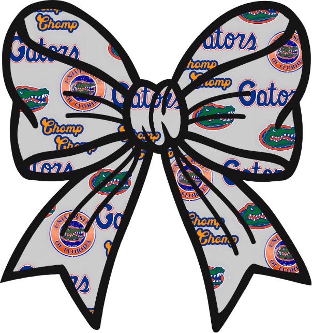 Florida Gator Bow - Etsy