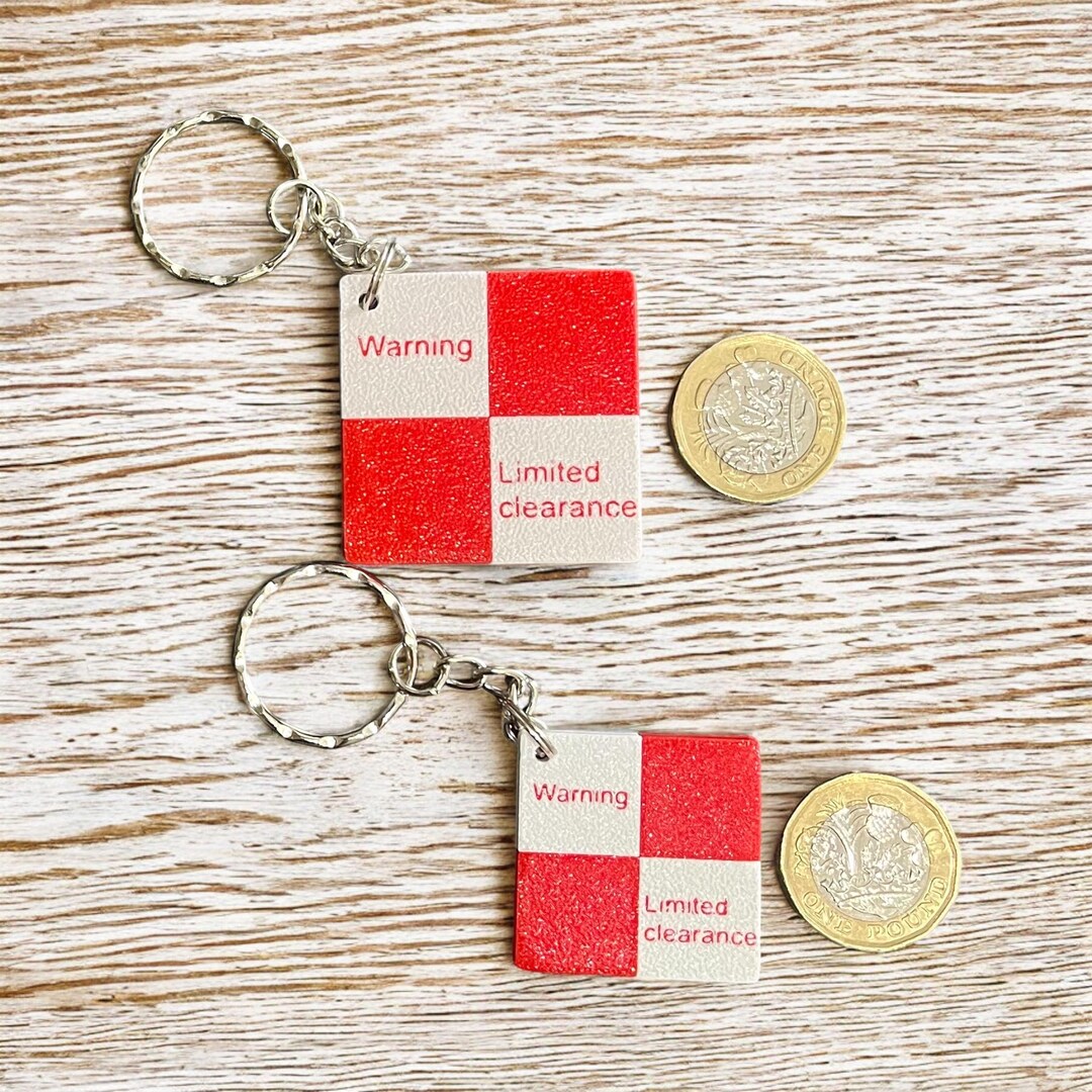 British Rail Limited Clearance Sign Keyring / Keychain X 2 (multiple ...