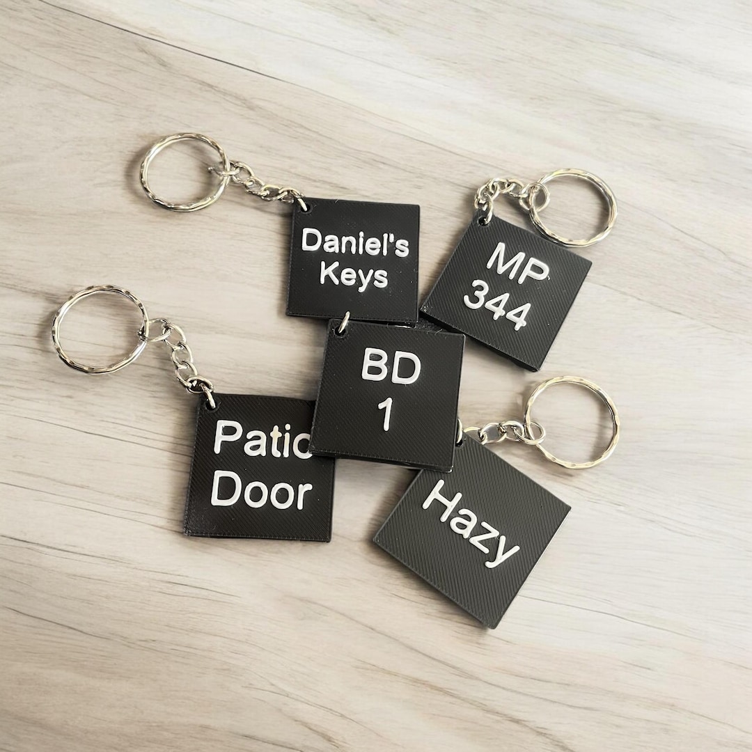 Personalised British Rail Style Custom Signal Plate Keyring / Keychain ...