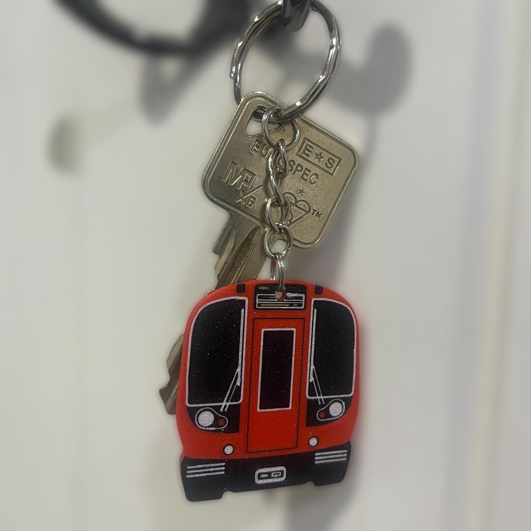 London Underground S Stock Train Keyring / Keychain - Etsy