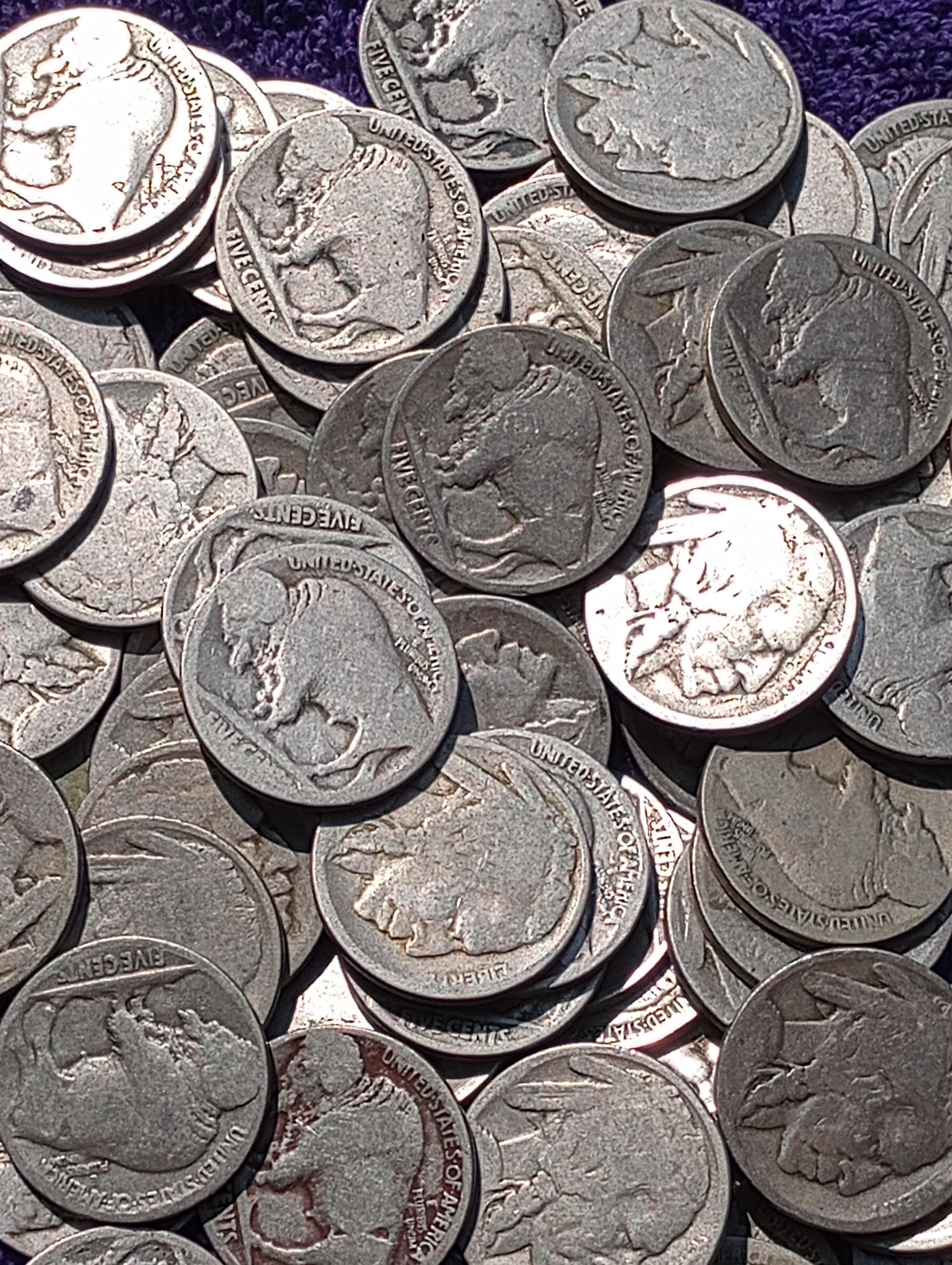 American Buffalo Nickel, Indian Head Nickel (dateless Coin). Own ...