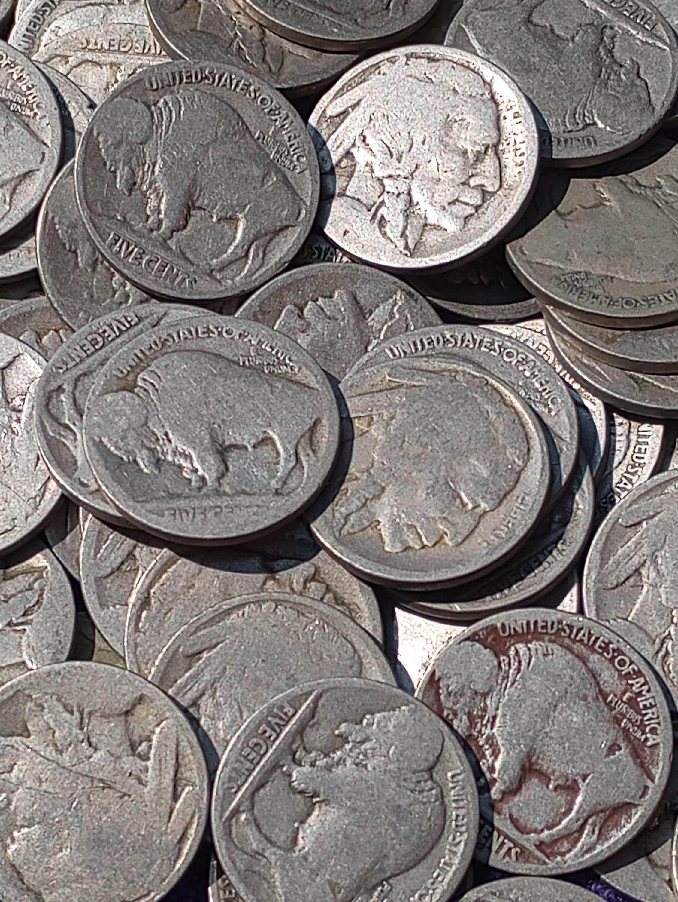 American Buffalo Nickel, Indian Head Nickel (dateless Coin). Own ...