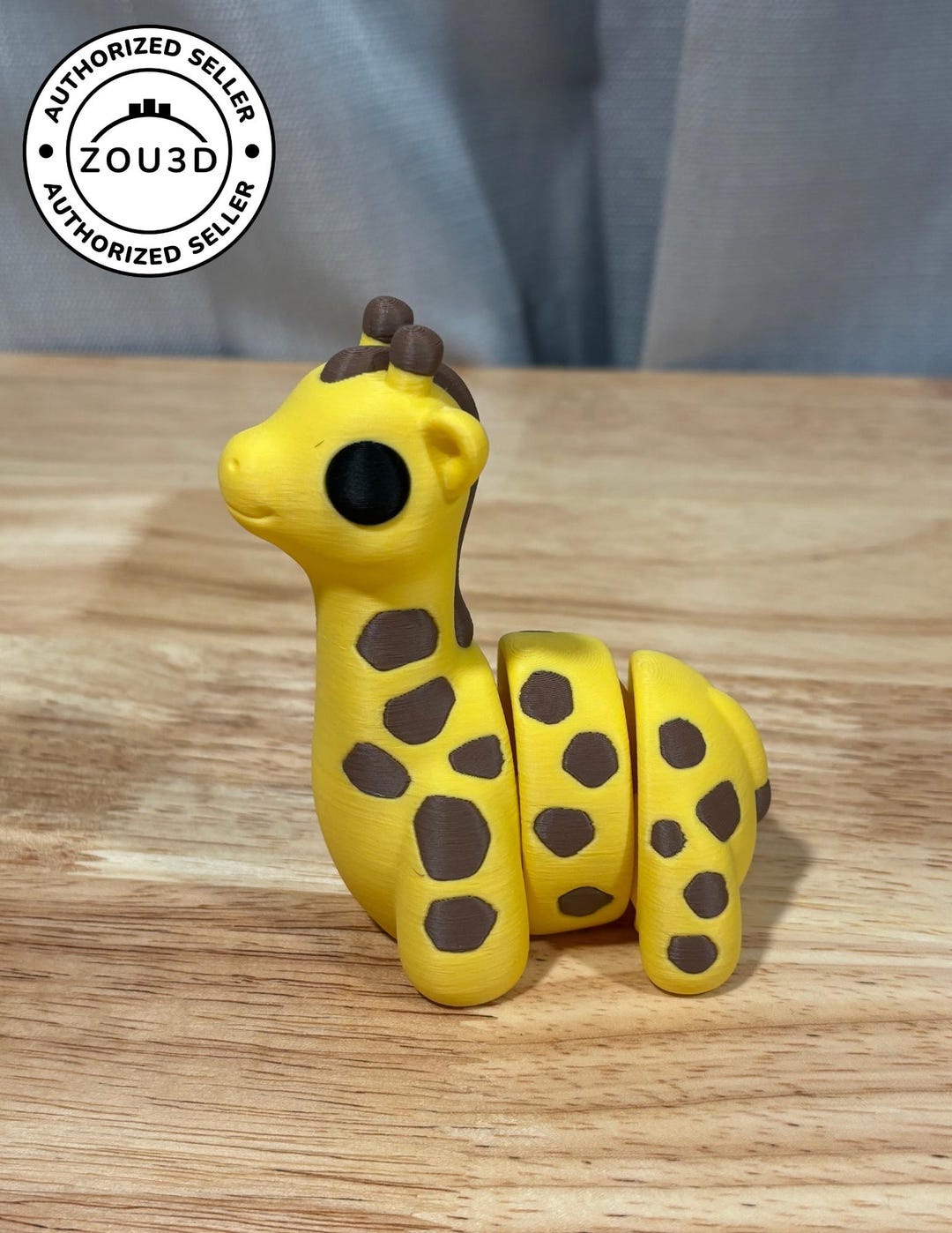 Giraffe Articulated Critter | Big Eyed Giraffe Rattling Articulated 3D ...