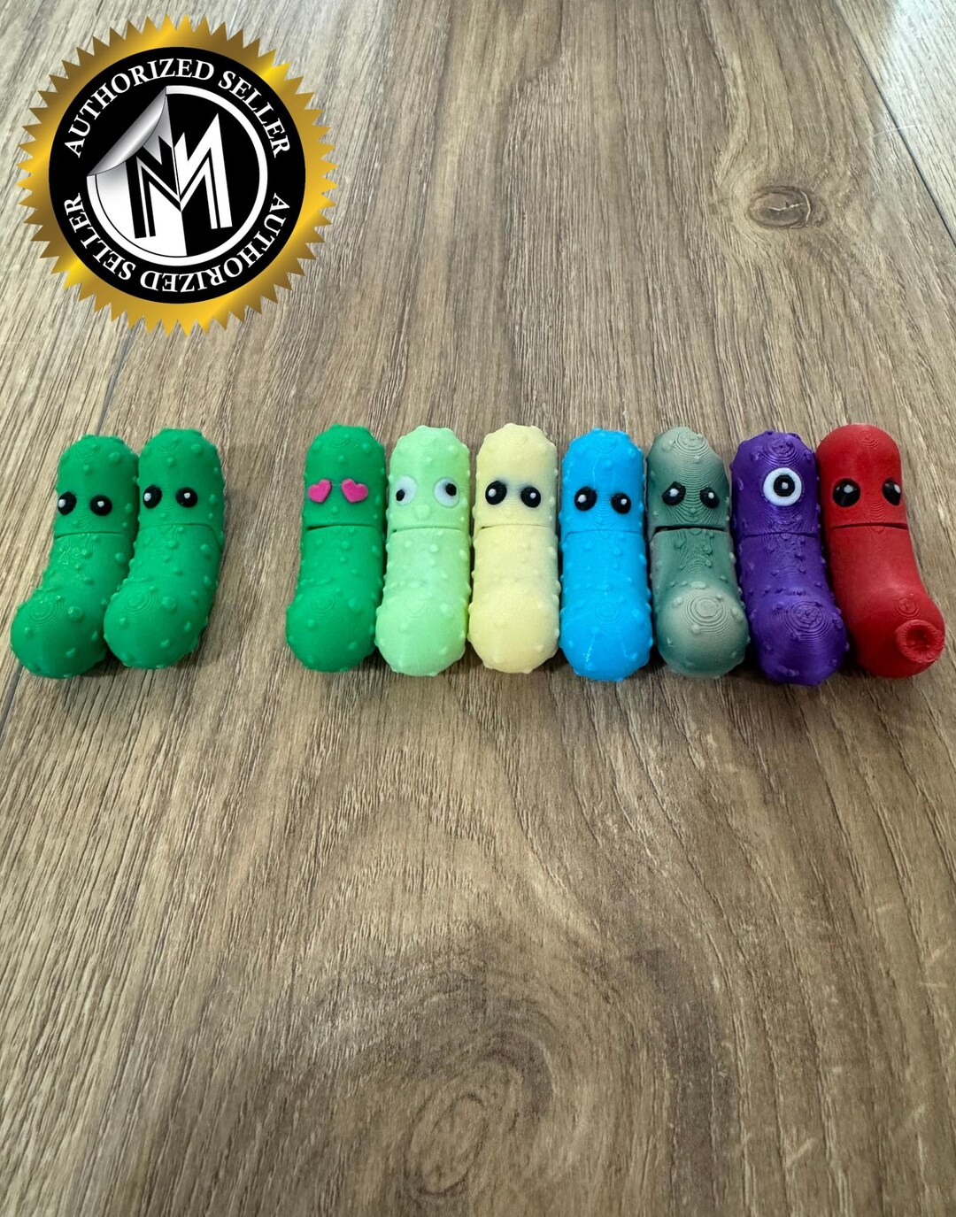 Tickle Pickle Keychains | Funny Articulated Pickle Keychains With ...