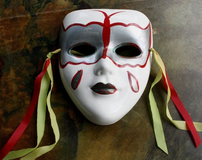 Wall Mask, Clown Face Tear Drop, Collectors Item, - Etsy