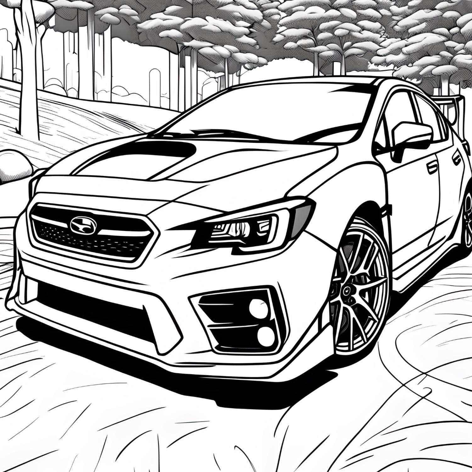 Coloriages Subaru