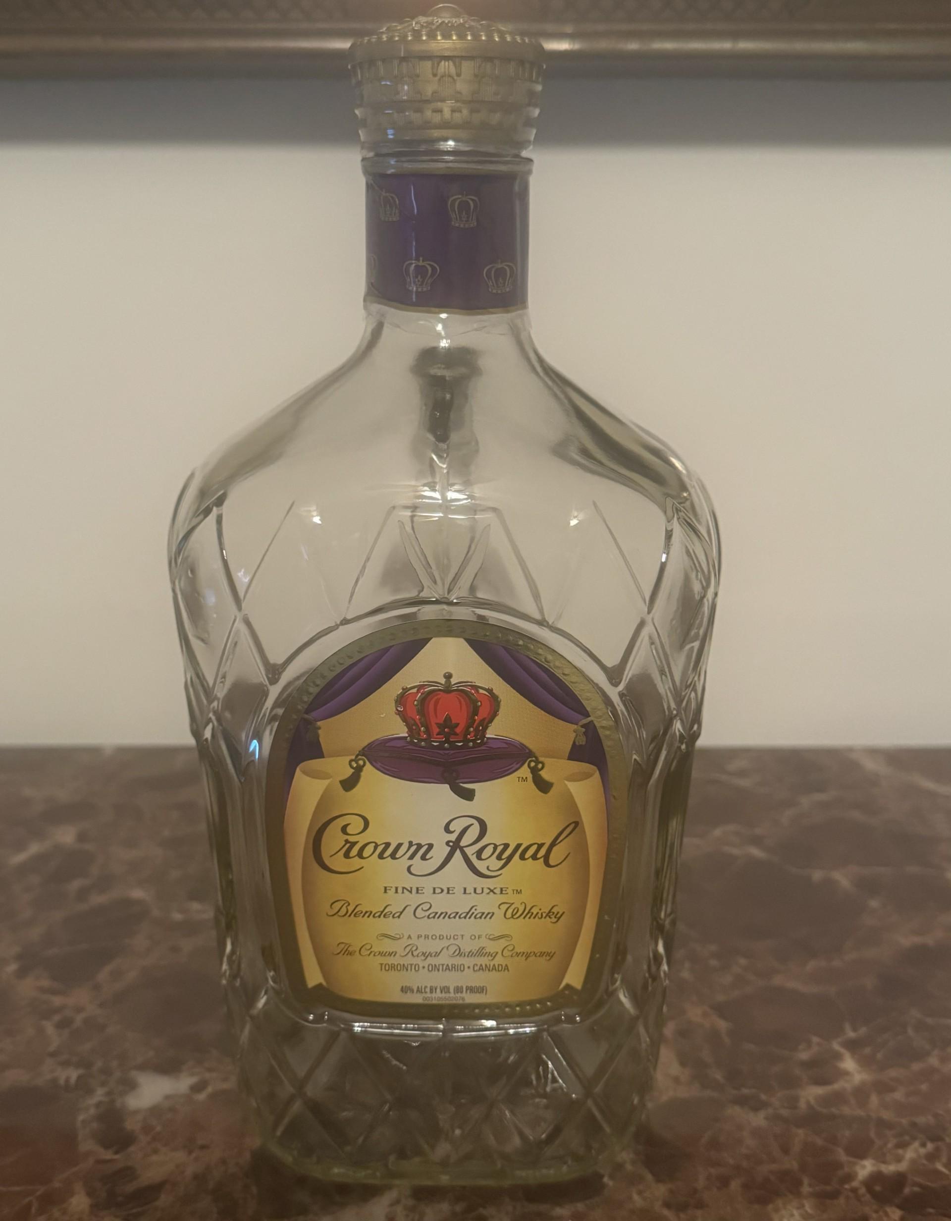 Empty Crown Royal Bottles 2nd Listing - Etsy