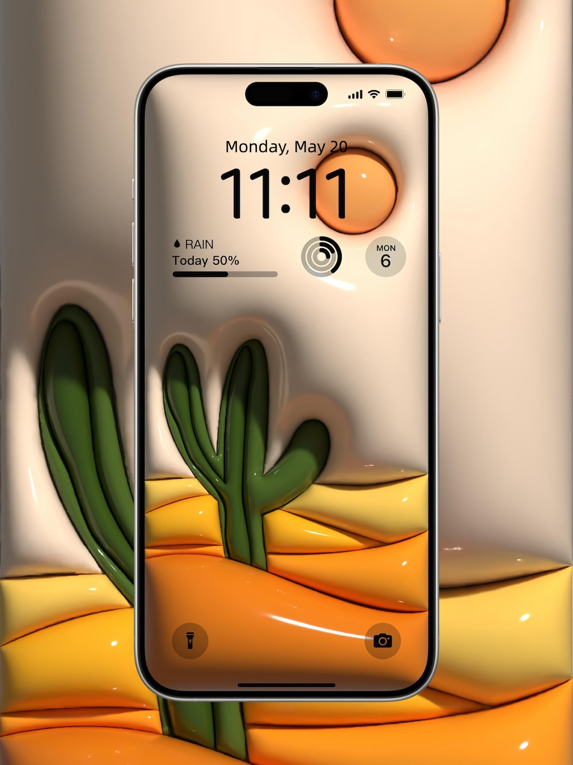 6 Cartoon 3D iPhone Wallpaper Bundle | Digital Download | Ios Home ...