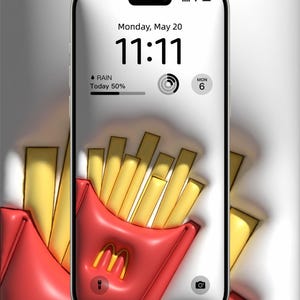 6 Cartoon 3D iPhone Wallpaper Bundle | Digital Download | Ios Home ...