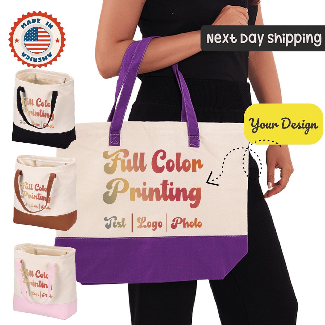 Custom Tote Bags With Your Logo, Wholesale Custom Promotional Bags ...