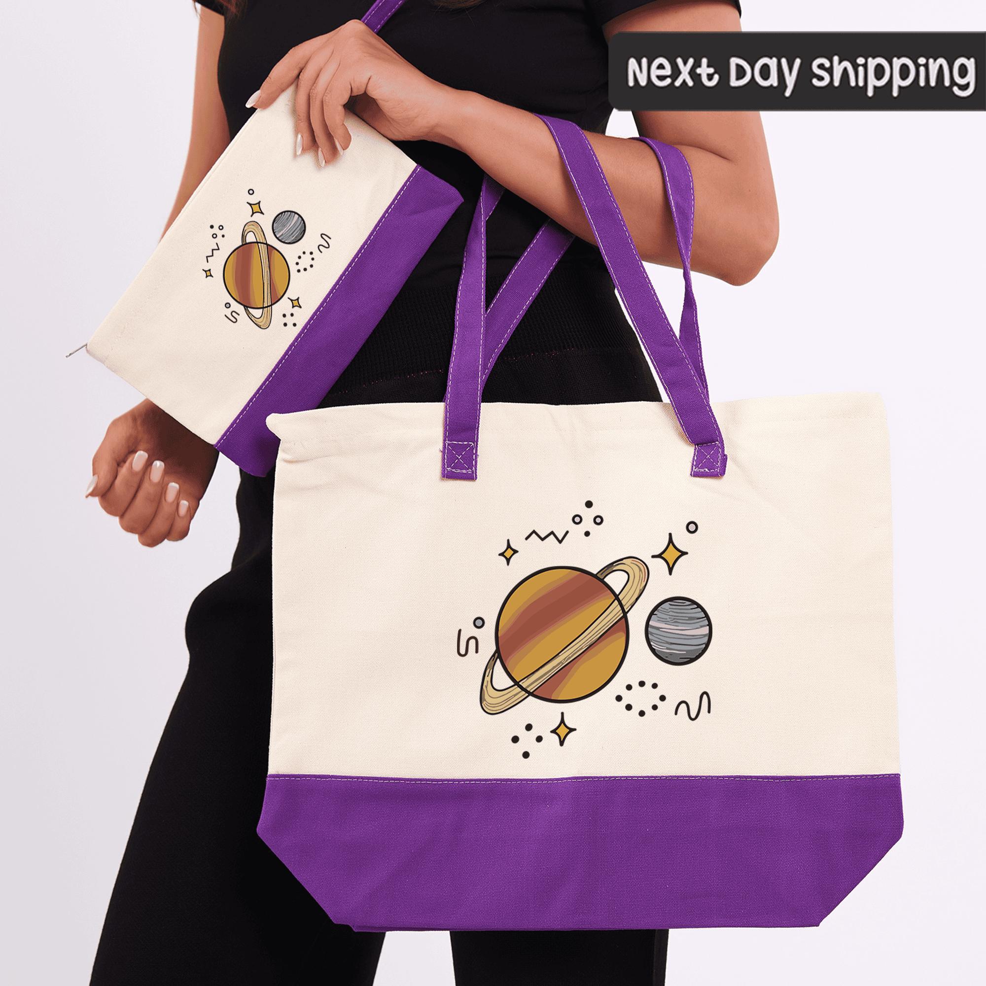 Space Galaxy Tote Bag, Stars Tote Bag, I Need Some Space Tote, Moon ...