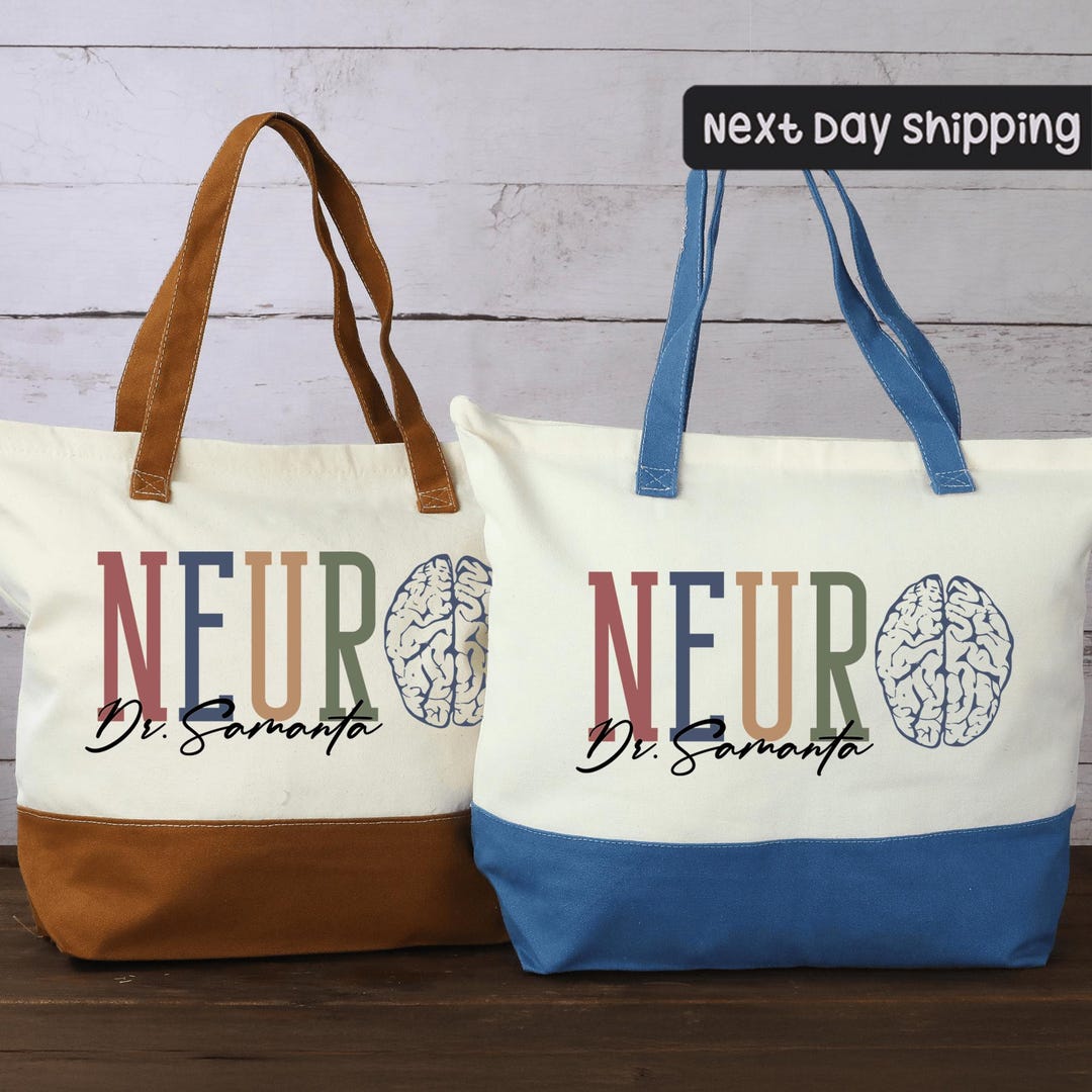 Neurology Doctor Tote Bag, Custom Neuro Tote Bag, Neurology Nurse Tote ...