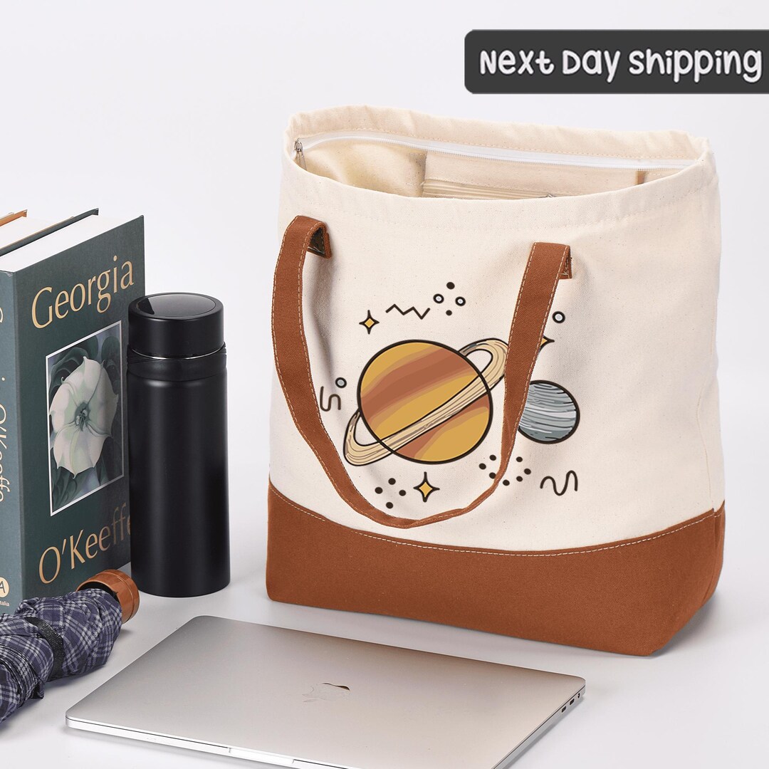 Space Galaxy Tote Bag, Stars Tote Bag, I Need Some Space Tote, Moon ...