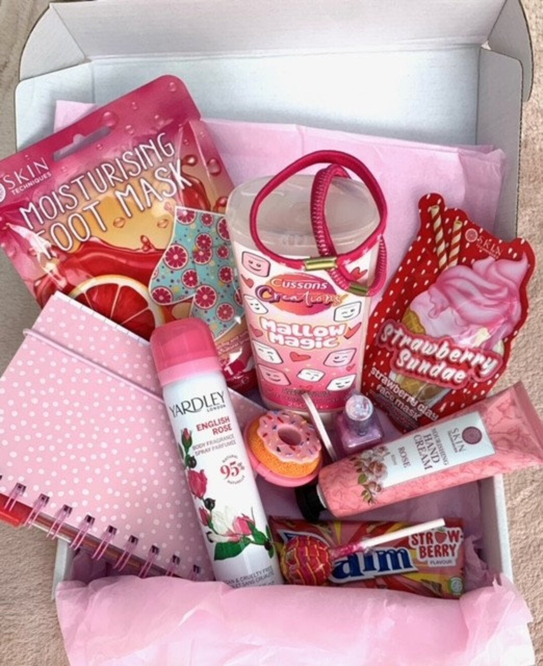 Pink Pamper Pack for Her. Return to School Treat. Sleepover Luxuries ...