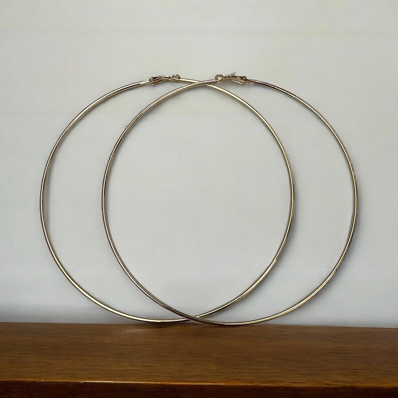 Oversized Big 13cm Bold Statement Hoop Earrings - Etsy