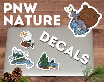 Adventure Dog Mom Decal, PNW Dog Mom Nature Bumper Sticker, Dog Mom ...