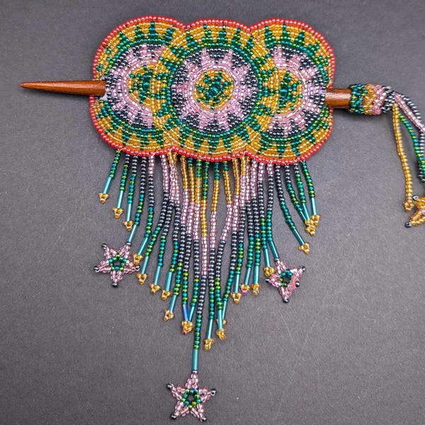 Beaded Hair Pins - Etsy