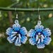 Handmade Beaded Native American Style Flower Earrings - Etsy