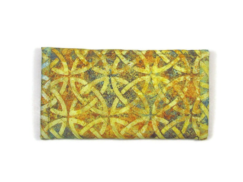 Celtic Knot Wallet Quilted Women's Gold Wallet Trifold - Etsy