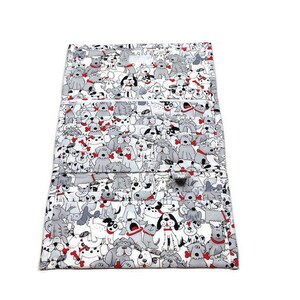 Quilted Dog Fabric Wallet: Handmade Trifold With Zipper Pocket - Etsy