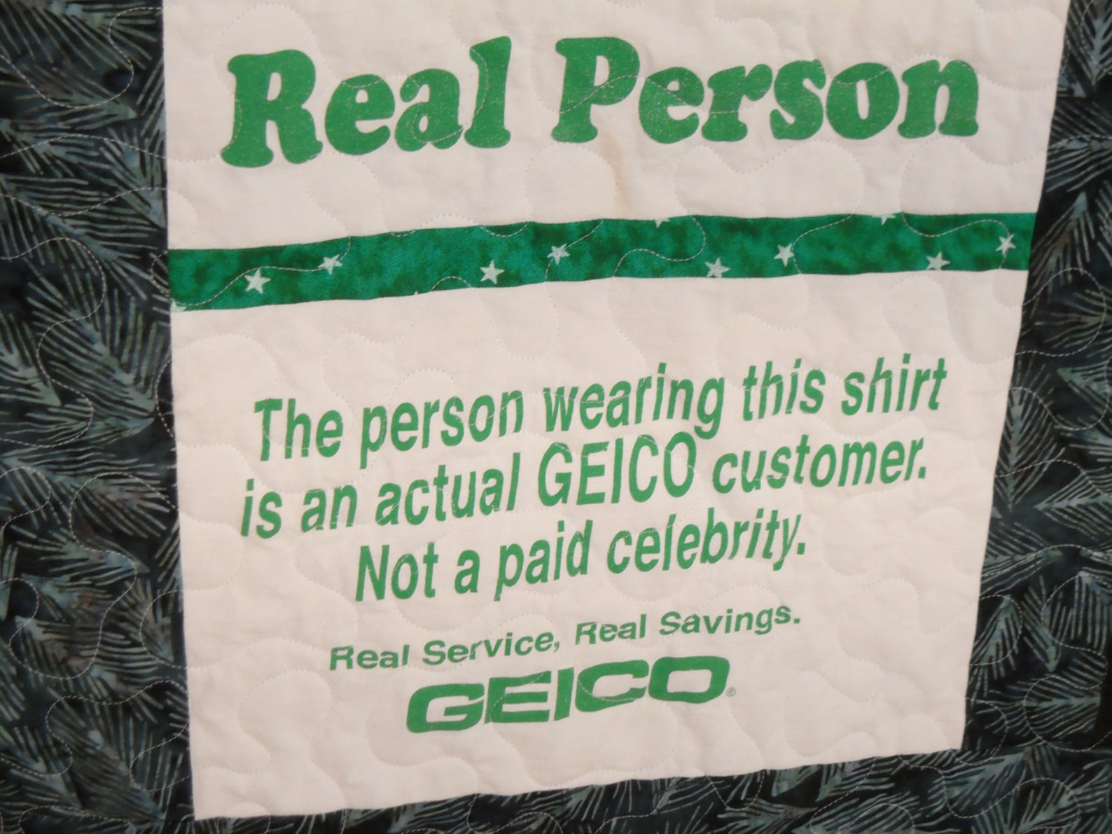 GEICO T-shirt Quilt Gecko GEICO Caveman Money Stack GEICO - Etsy