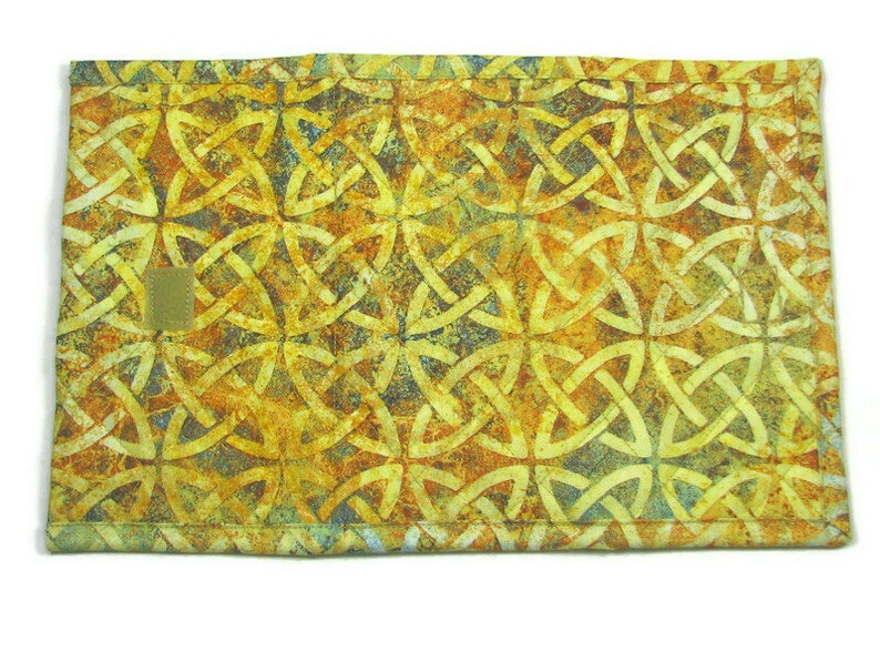 Celtic Knot Wallet Quilted Women's Gold Wallet Trifold - Etsy