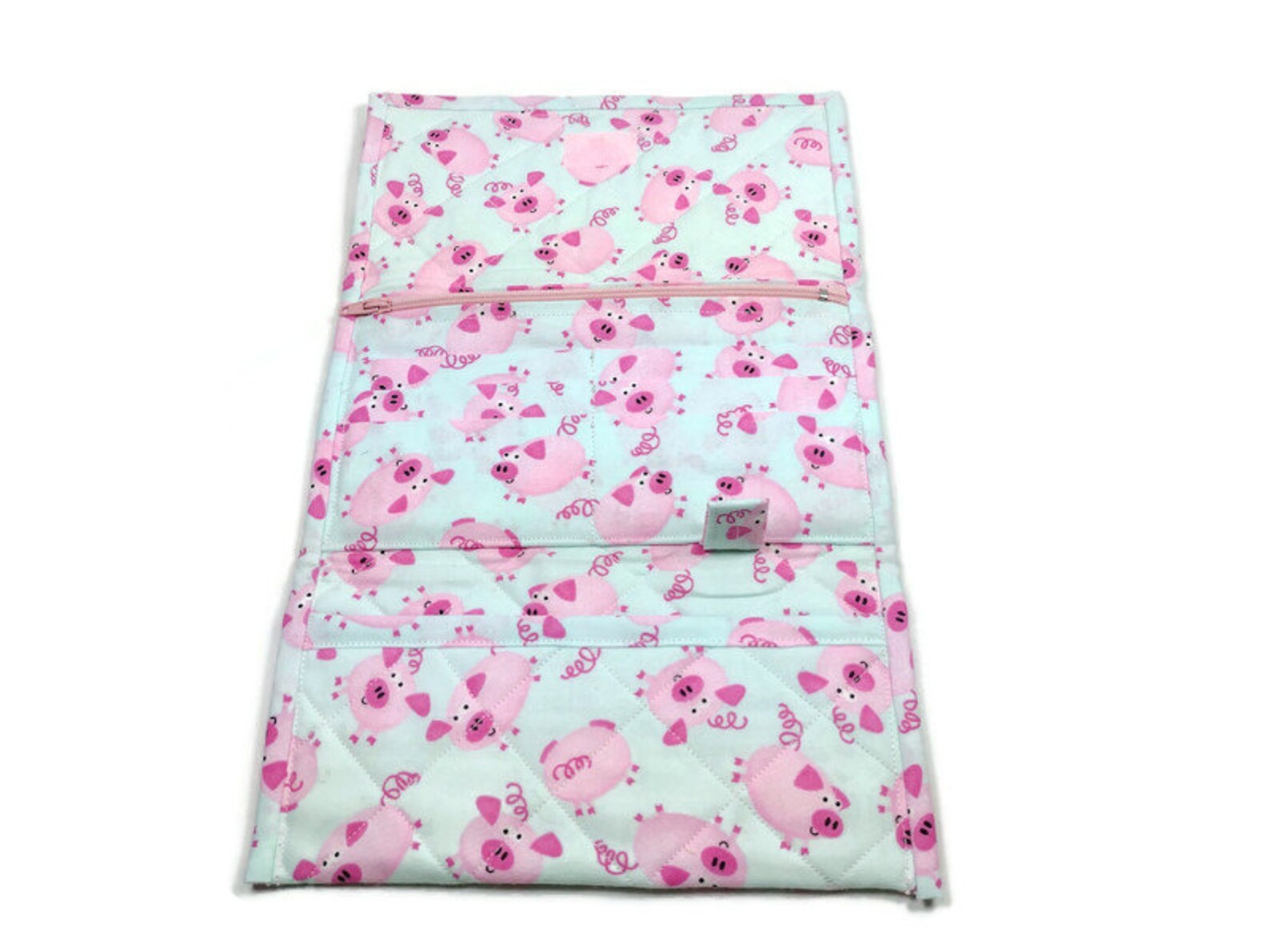 Happy Pigs Quilted Fabric Wallet: Trifold Women's Lightweight Wallet - Etsy