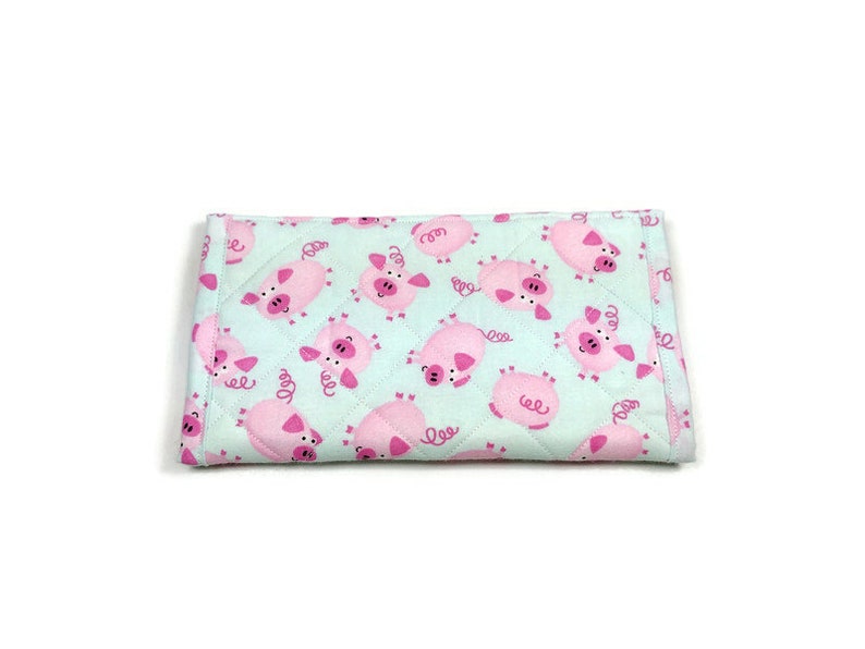 Happy Pigs Quilted Fabric Wallet: Trifold Women's Lightweight Wallet - Etsy