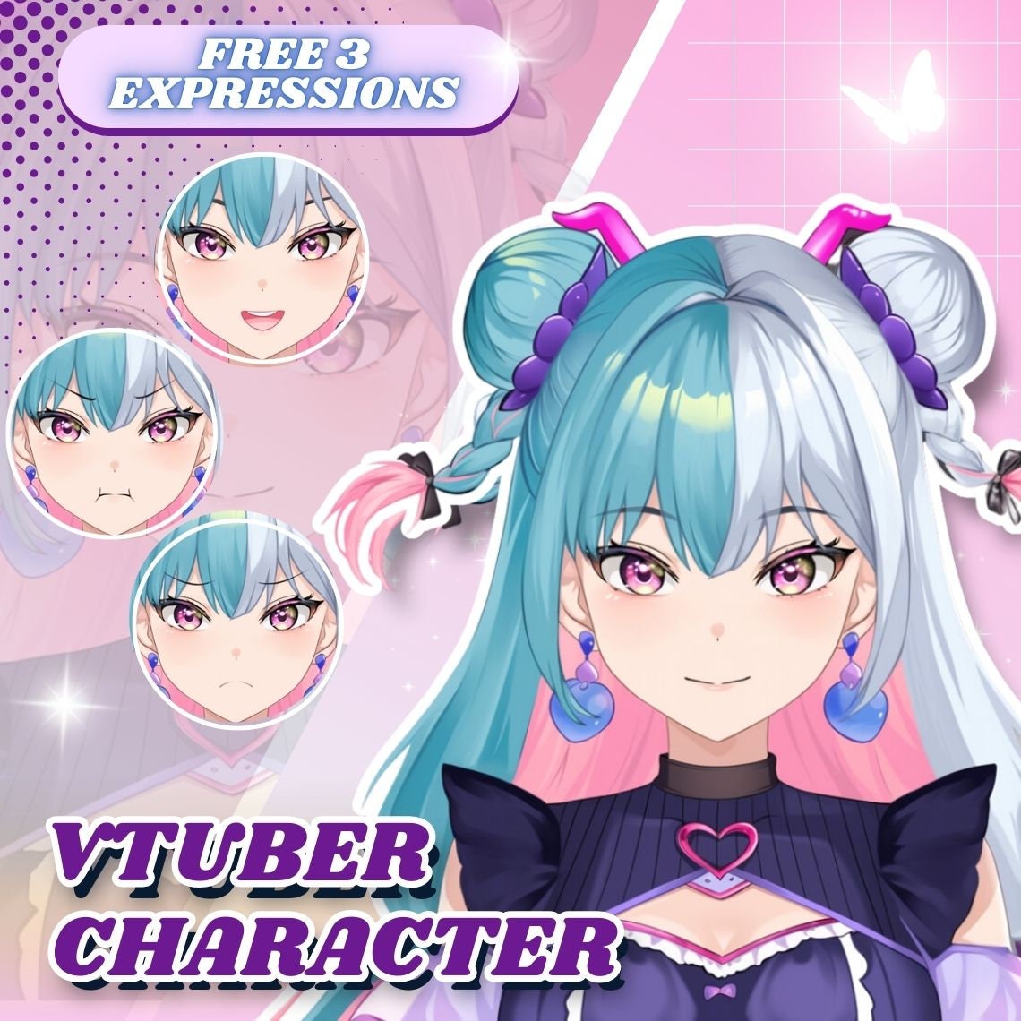 Live2d Custom Vtuber Custom Vtuber Model Vtuber Commission Vtuber ...