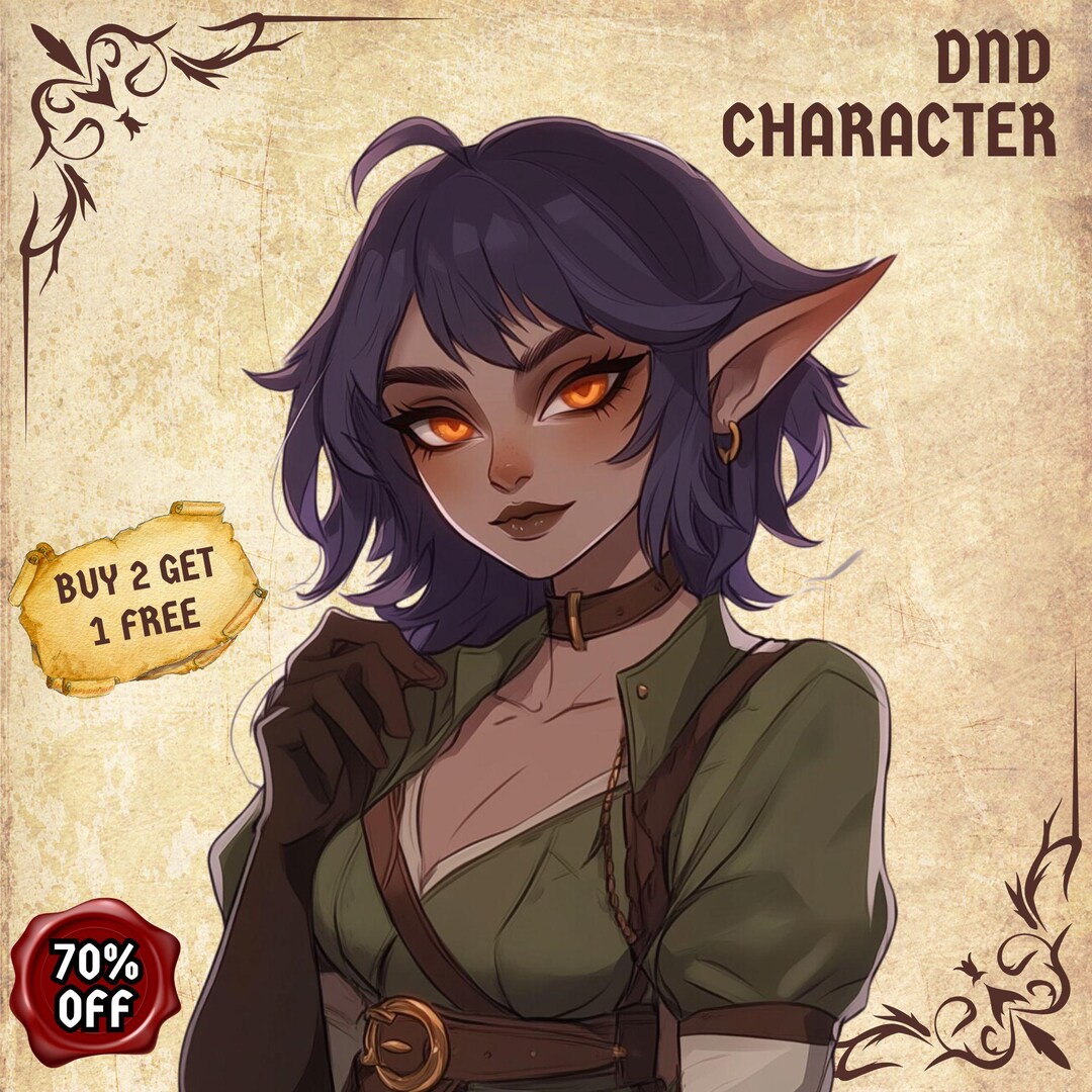 CUSTOM DND Character | Dnd Character Commission | Dungeons and Dragons ...