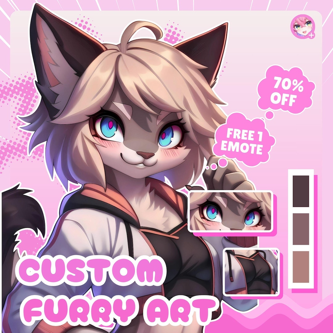 Furry Art Commission Custom Pfp Headshot Anime Furry Profile Picture ...