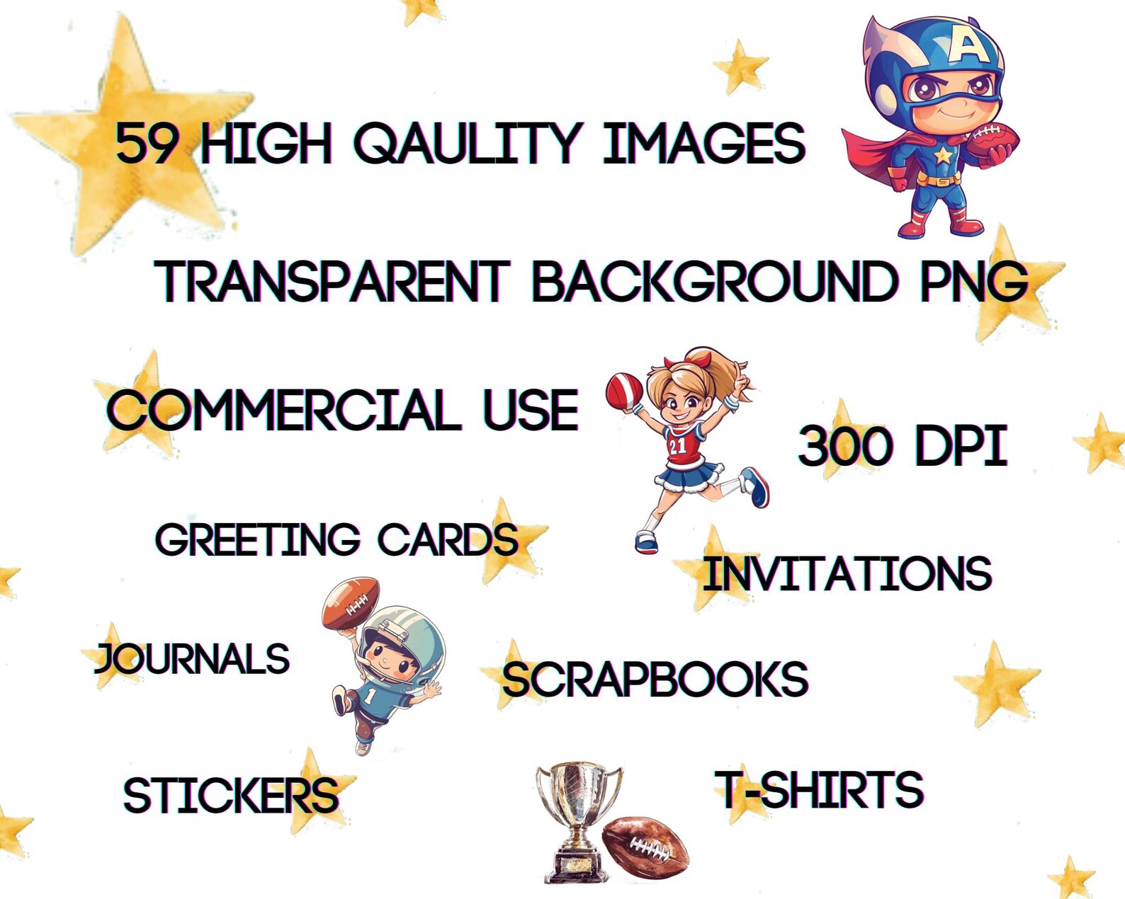 Clipart, Clip Art, Football, Autumn, Cute, Costume, NFL, Super, Hero ...