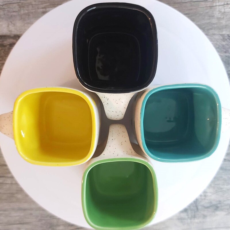 Square Mugs - Etsy