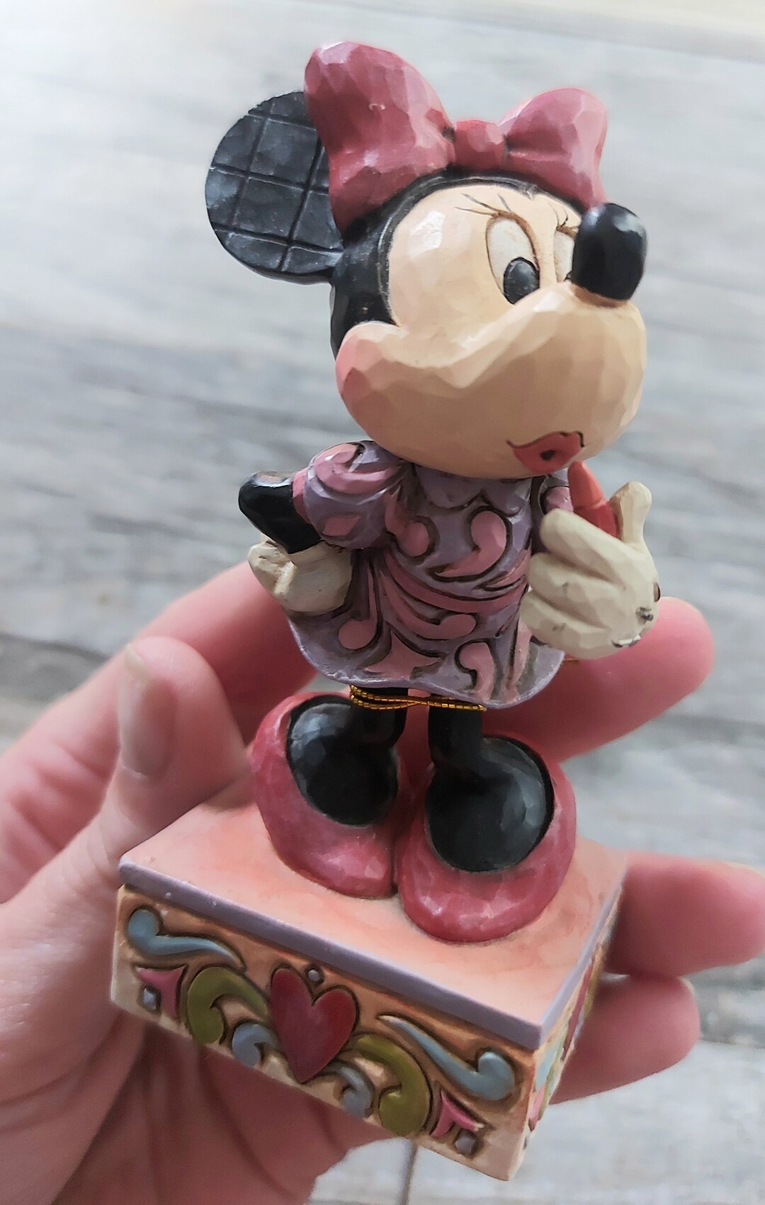Jim Shore Sweetheart Diva Minnie Mouse Disney Traditions Figurine ...